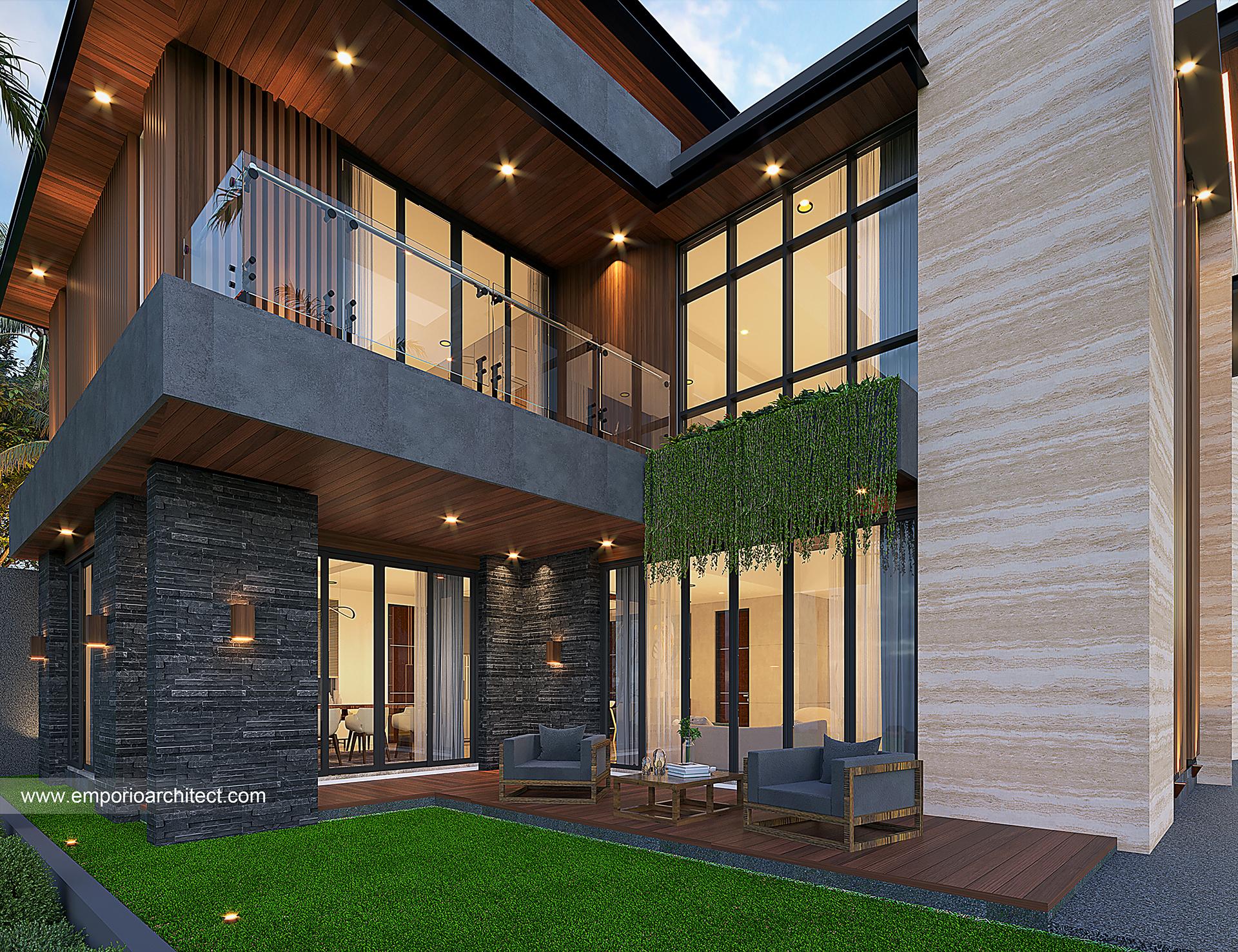 Mr. WCT 1448 Modern House 2.5 Floors Design - Palembang 28321 - Exterior Design