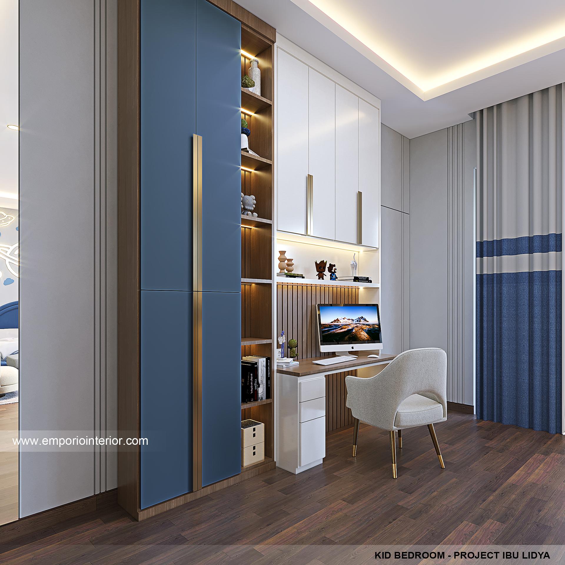 Desain Kamar Tidur Anak Rumah Modern 2.5 Lantai Mrs. LDY 1356 di Jakarta 35075 - Desain Ruang ...