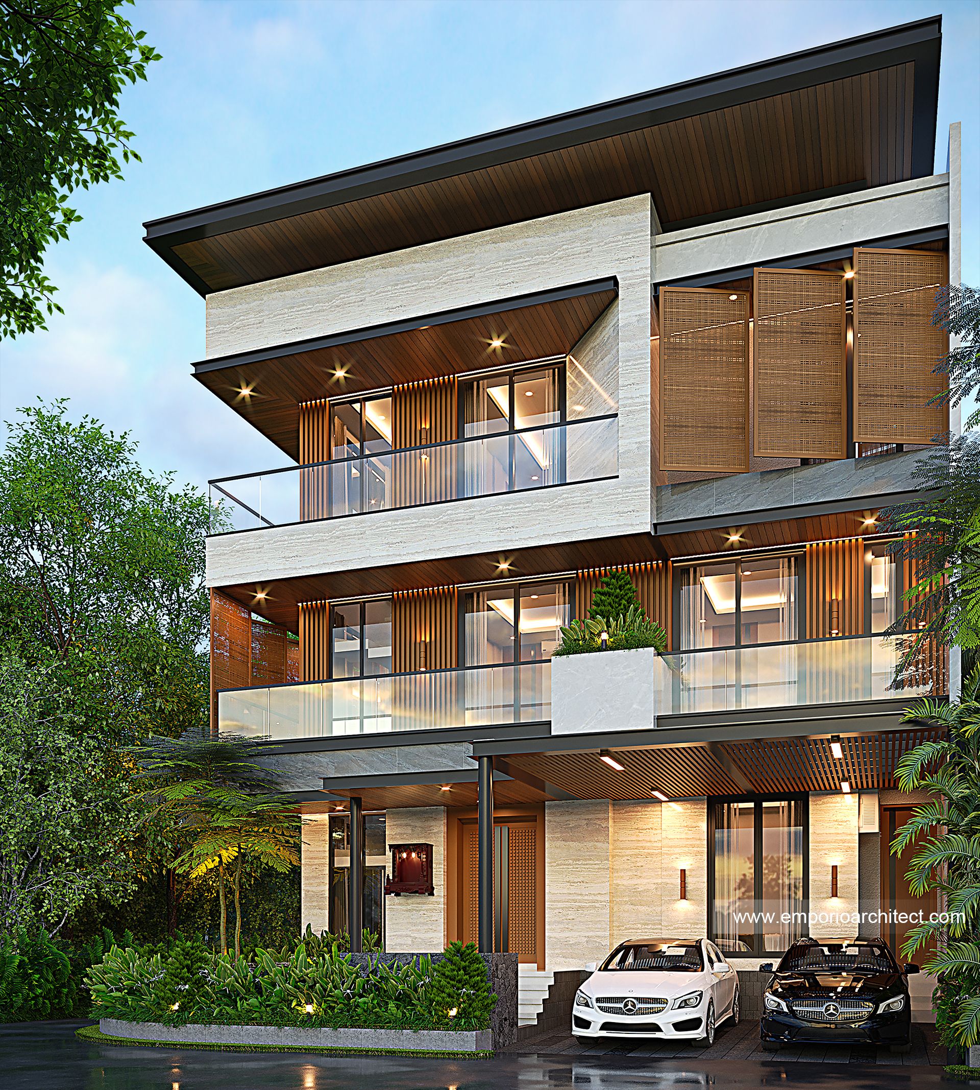 Mr. HRS Modern House 3 Floors Design - Medan 45593 - 3 Floors House Design