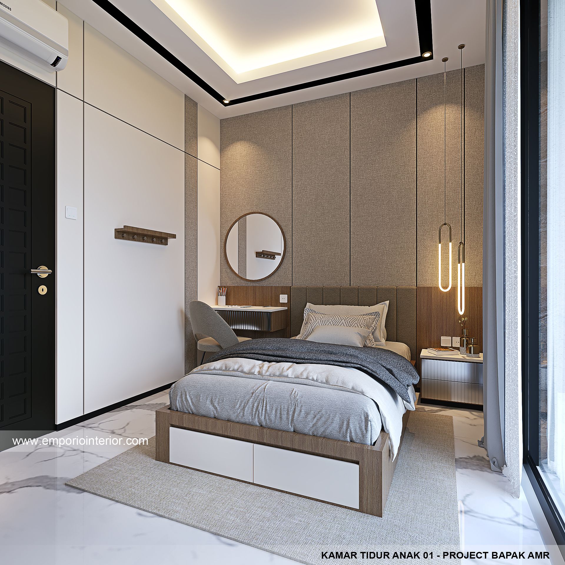 Mr. AMR Modern House 3 Floors Design - Bekasi 44228 - Interior Design